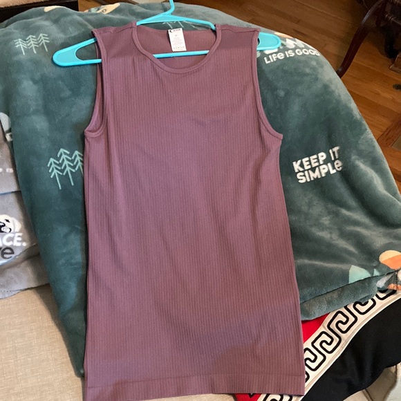 ZYIA | Tops | Zyia Active Lilac Parallel Tank | Poshmark